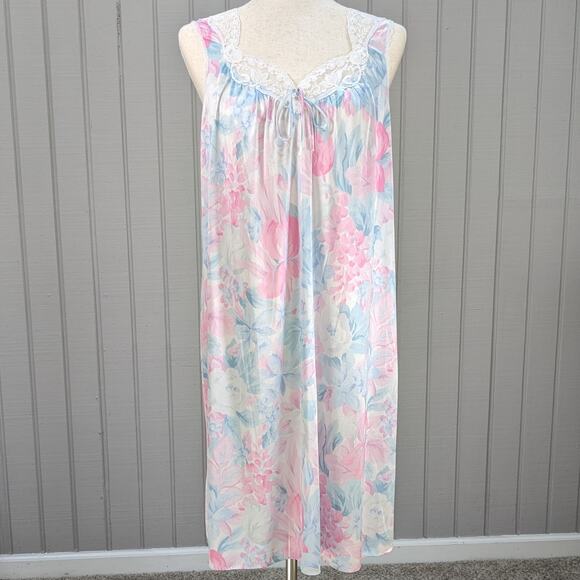 lorraine | Intimates & Sleepwear | Vintage Lorraine Pastel Pink Blue ...